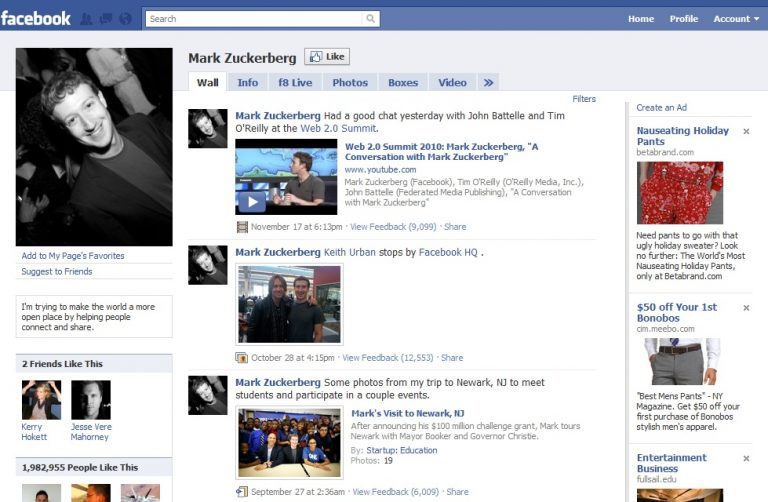 Evolution Of Facebook Profile Views