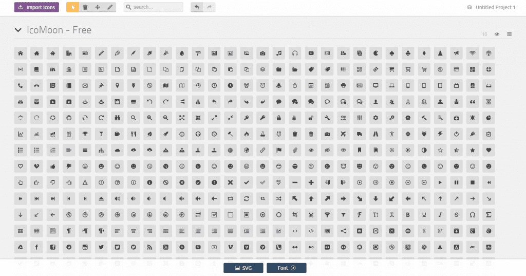 25+ Best Free Icon Fonts