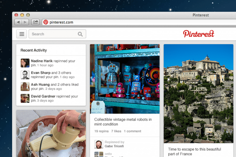 Pinterest Site Redesign Rolls Out New Look With Bigger Pins