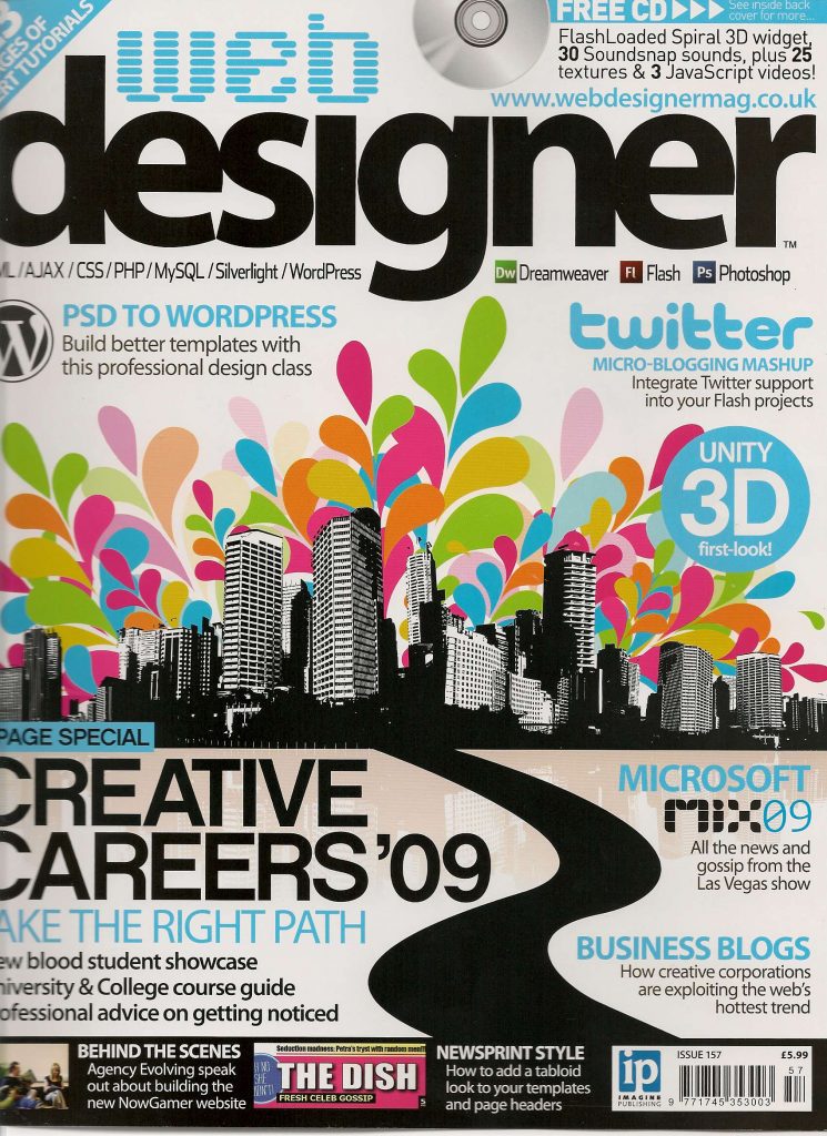 Got a Mention in This Months Web Designer Magazine!