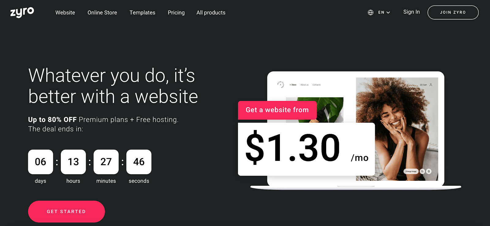 Zyro Website Builder Review - Save 85% with the MEGA Black Friday Deal